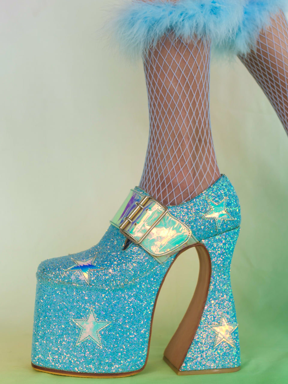 Cosmic Drip Platform Heels – Jackalope Land