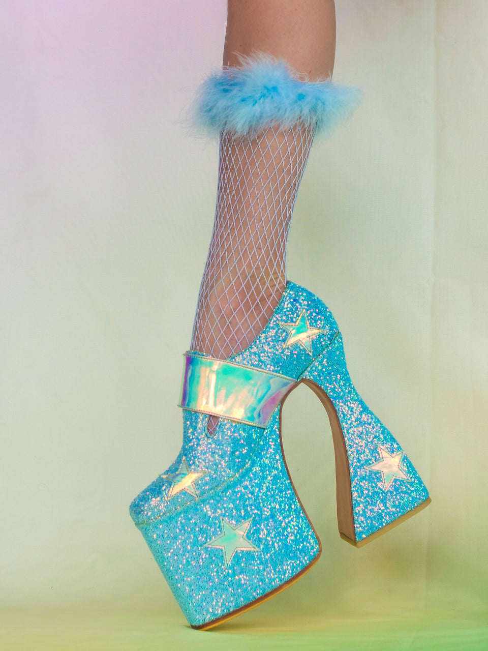 Cosmic Drip Platform Heels – Jackalope Land