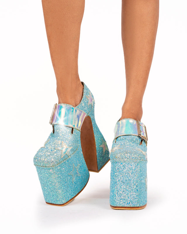 Cosmic Drip Platform Heels – Jackalope Land